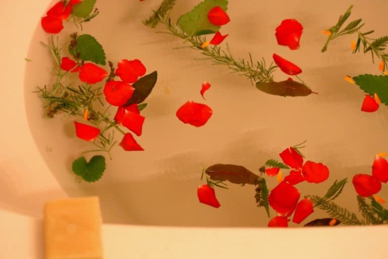 How To Make a Healing Garden Bath With Fresh Herbs