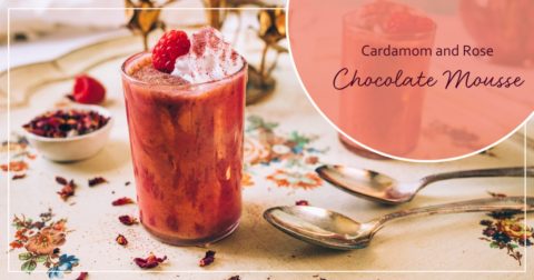 Cardamom and Rose Chocolate Mousse - Kami McBride
